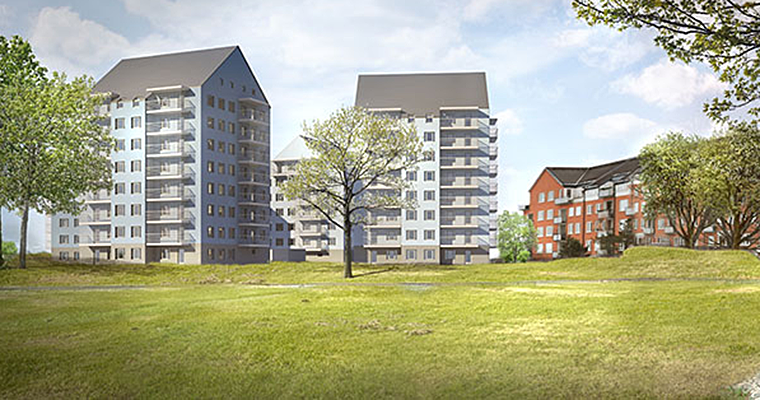 Högsbohöjd - 100 nya lägenheter vid Elins gård - Plan- och byggprojekt - Göteborgs Stad