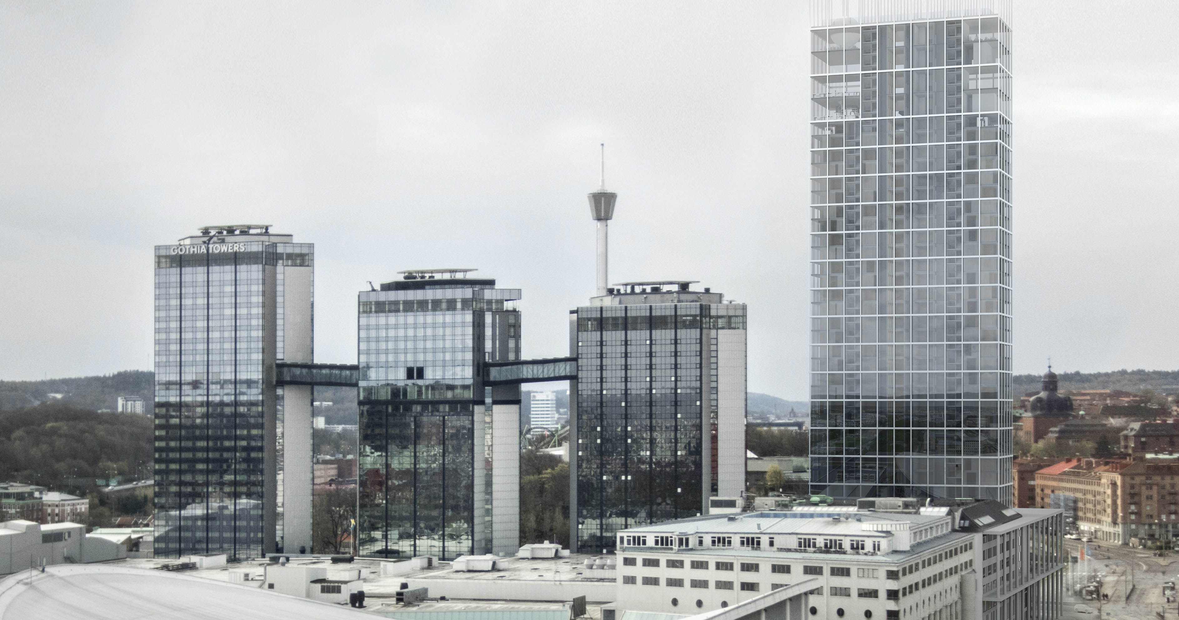 Heden - Svenska Mässan, nytt höghus mot Korsvägen - Plan- och ...
